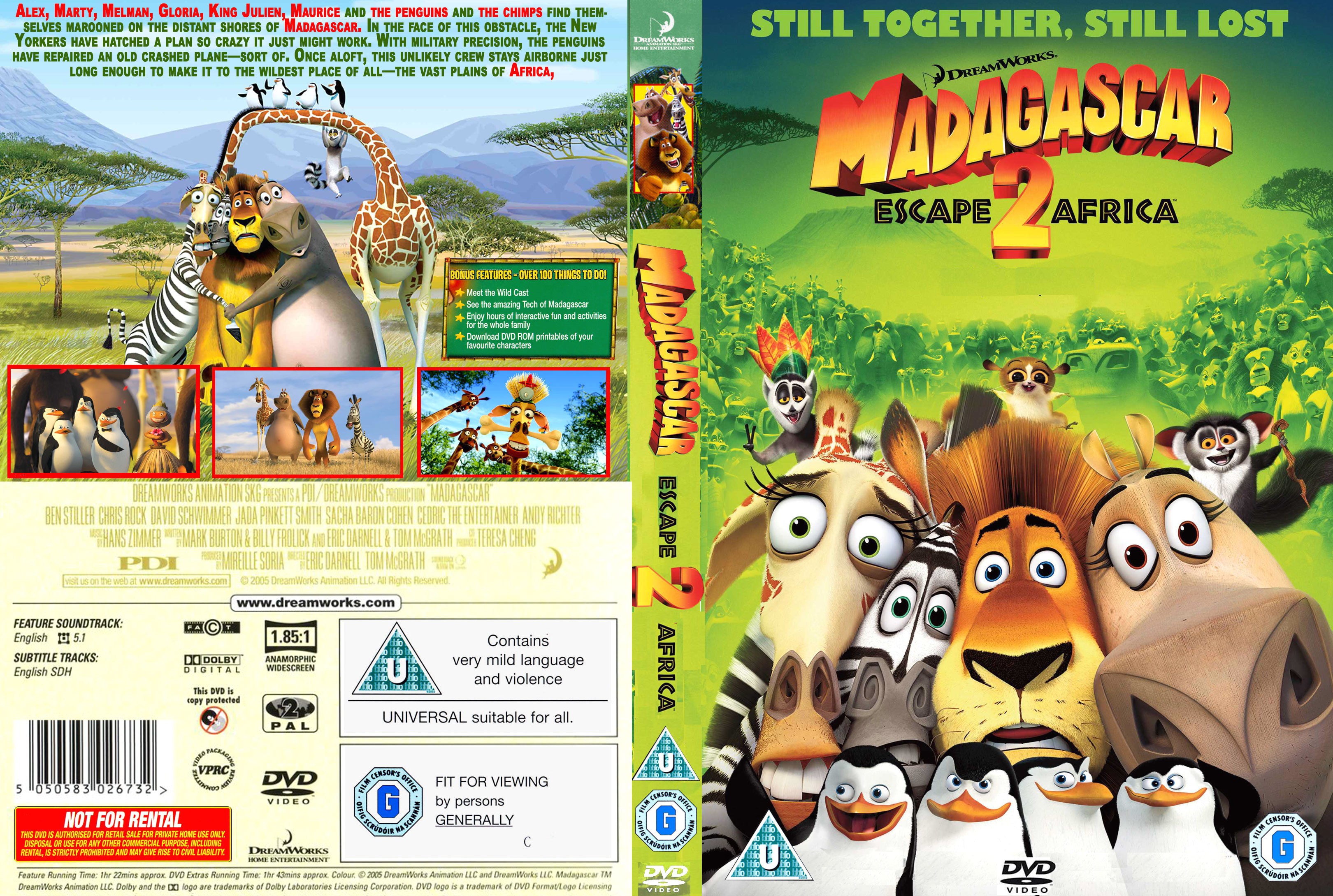 Madagascar 2 Dvd Poster Madagascar 2 Dvd Poster
