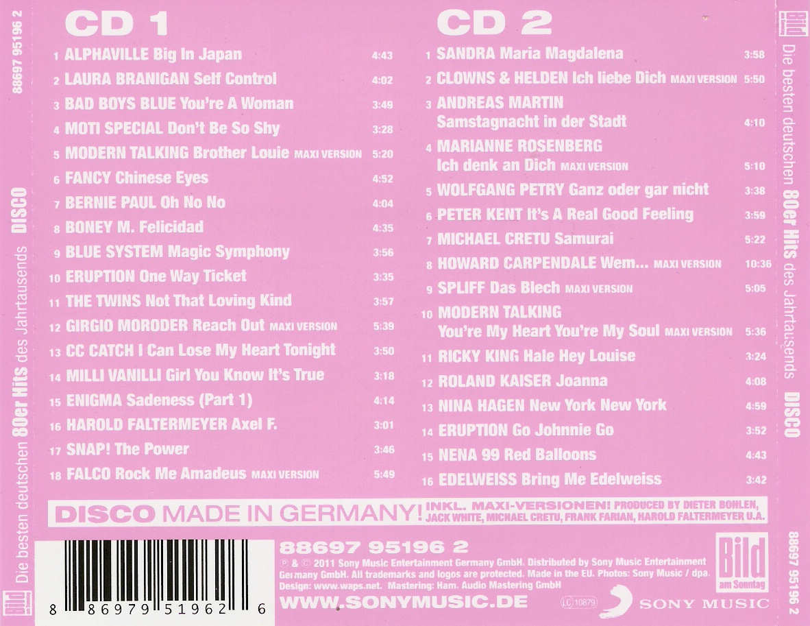 Modern Talking Nur Das Beste Die Hits Der 80er Cd