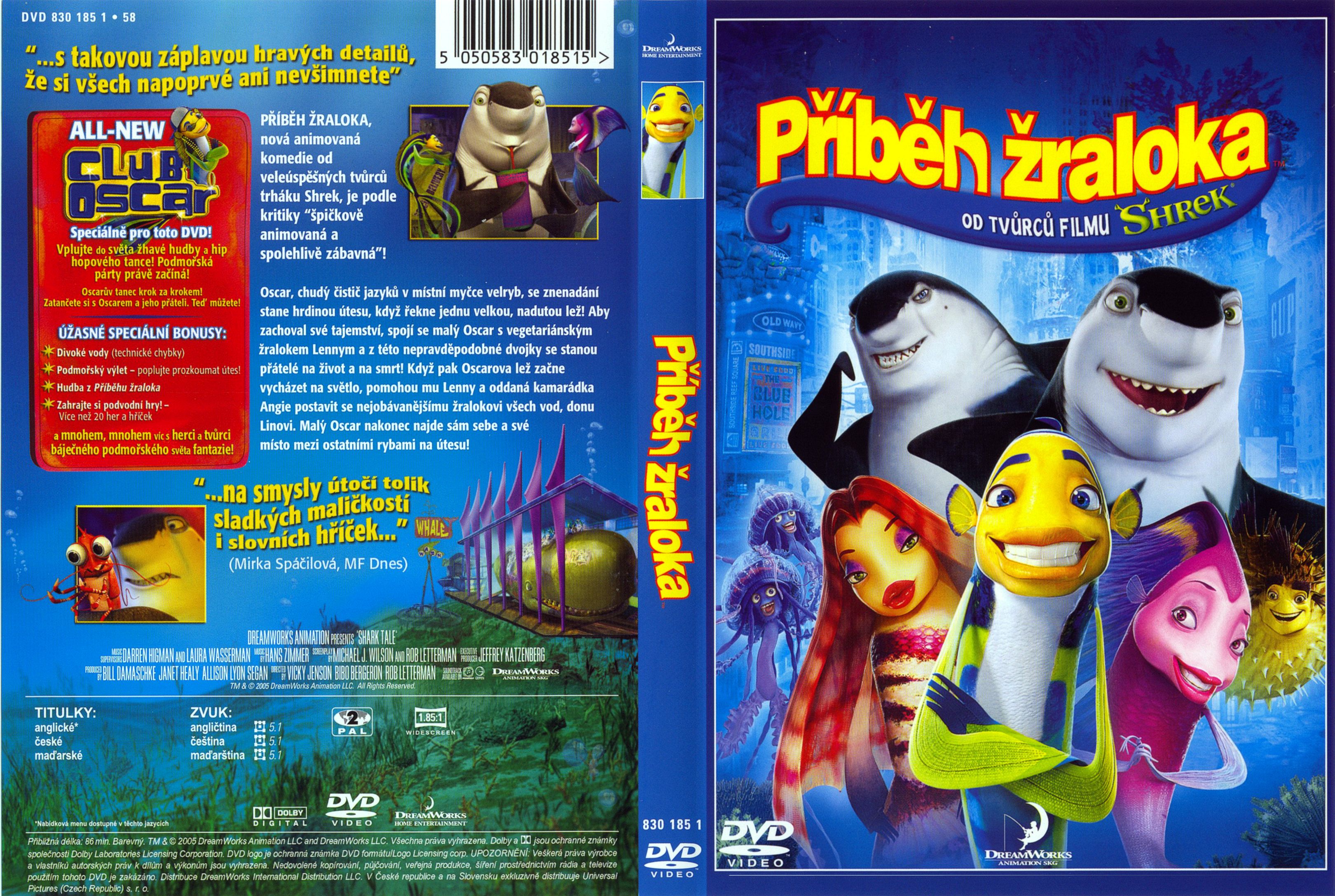 Shark Tale Widescreen Dvd
