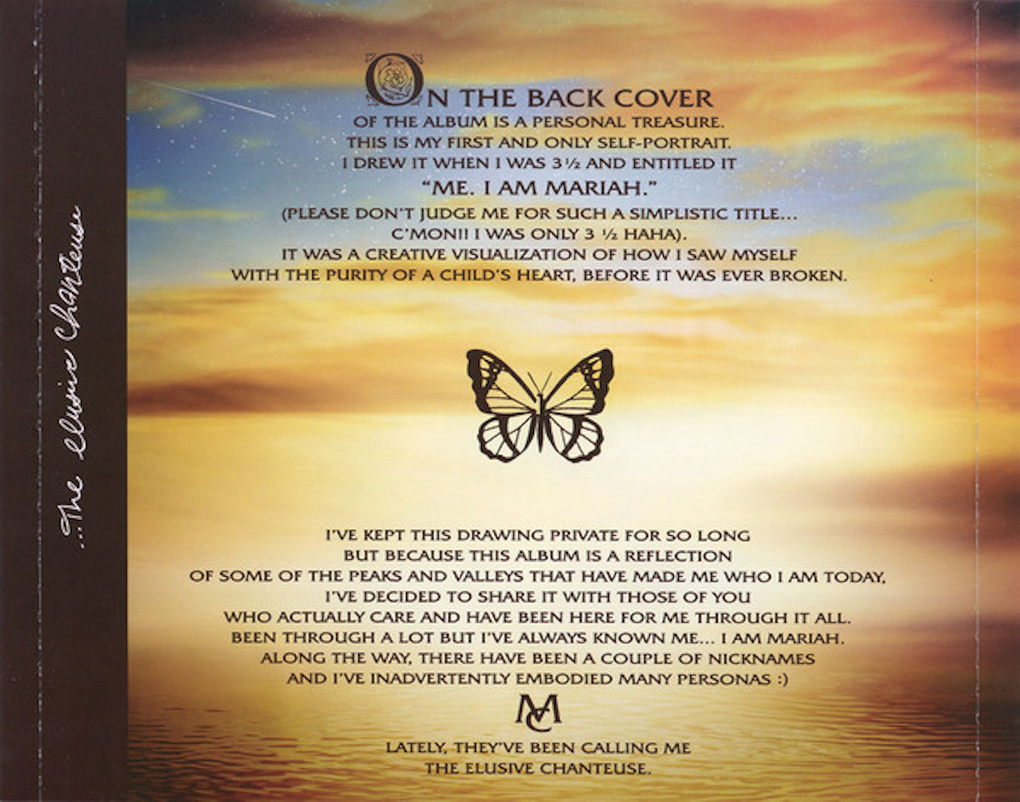 The Elusive Chanteuse Logo Me. I Am Mariah...The Elusive Chanteuse